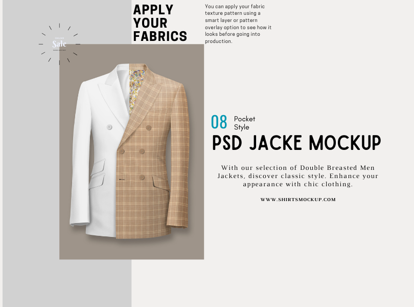 Suit Mockups: Elevate Your Apparel Custom suit design Business