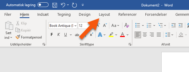 Sådan ændrer du layout i Word - trin for trin (2023-guide)