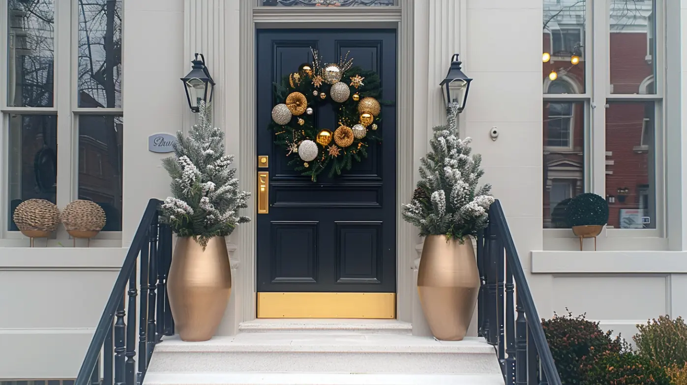 How To Hang A Wreath On A Door: 7 No Damage Methods - Your New Door
