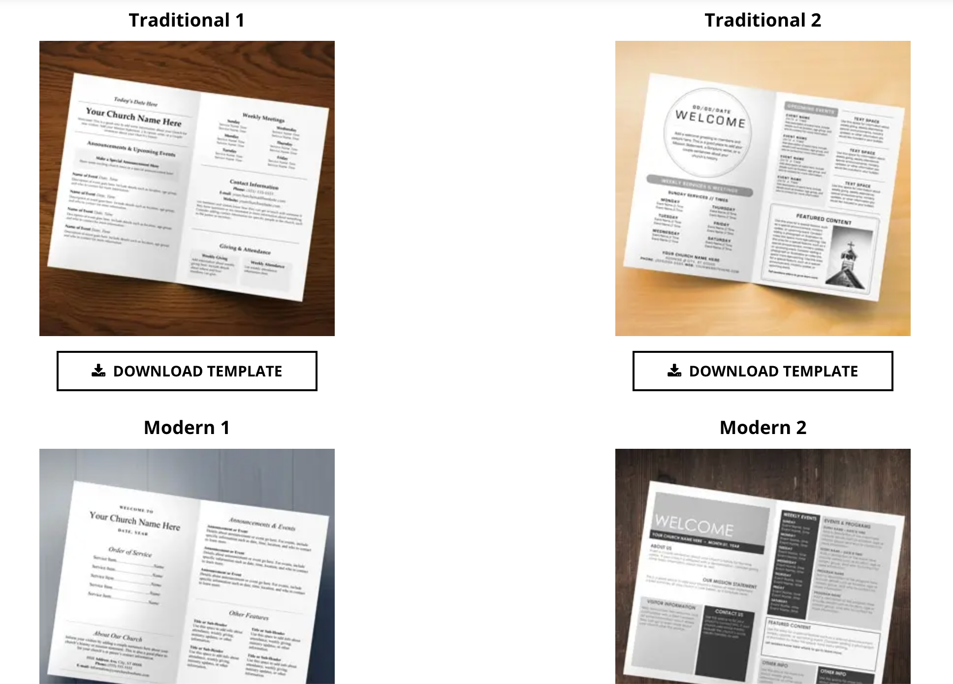 10 Powerful Ideas For Your Church Bulletin Templates REACHRIGHT
