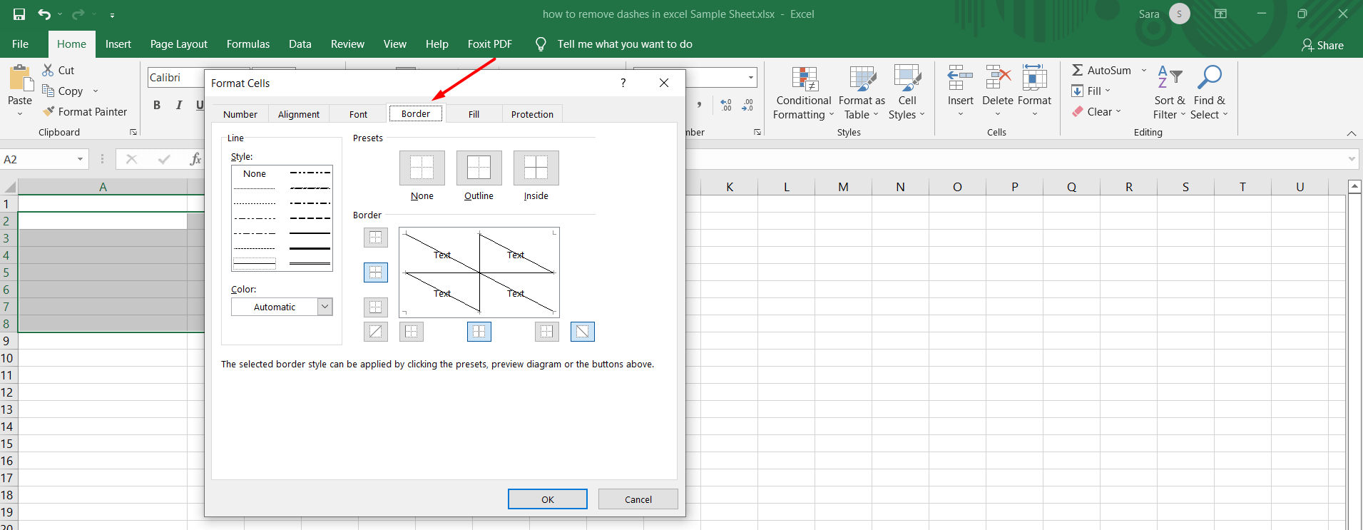 How To Remove Dashes In Excel