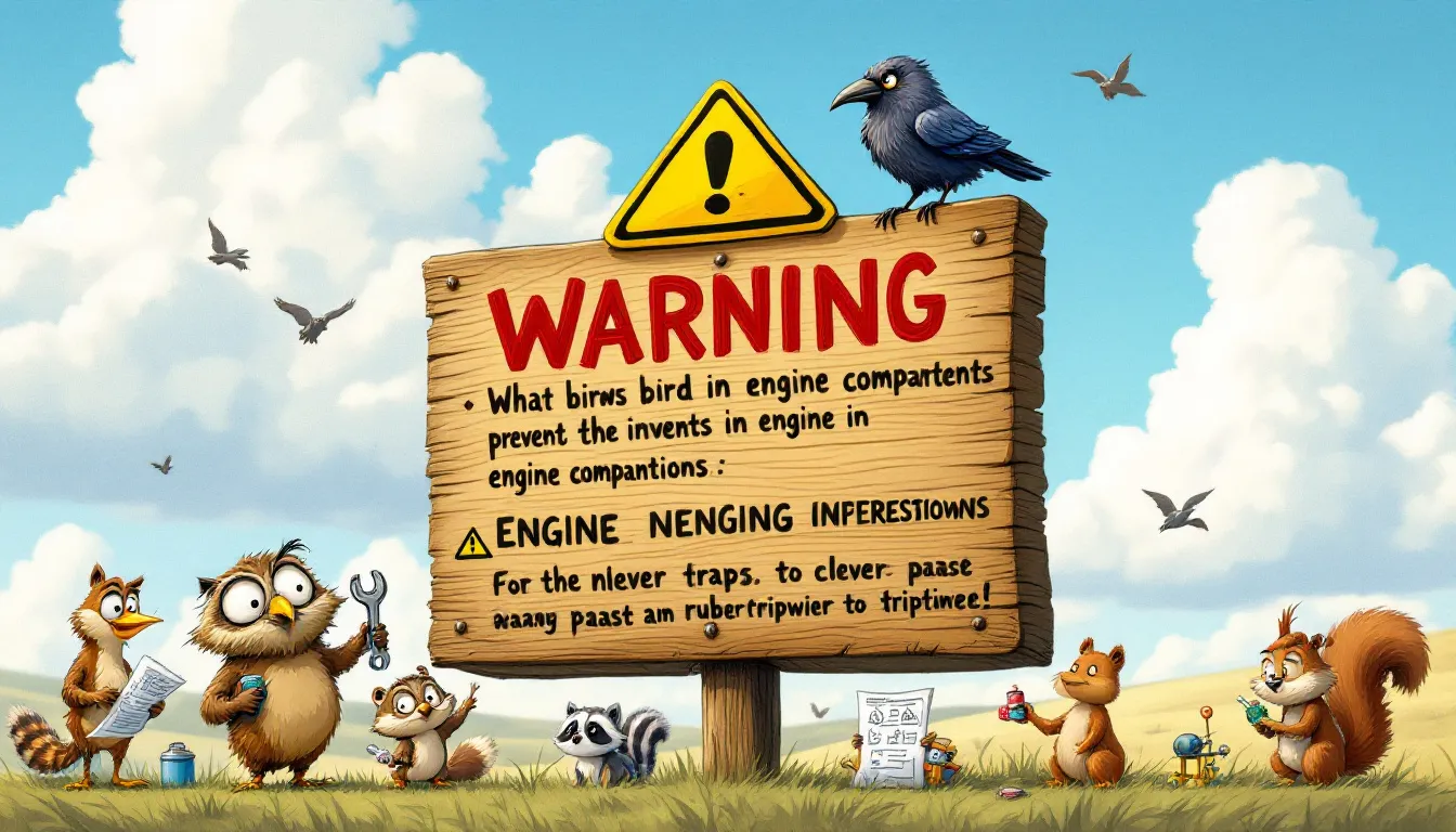 How To Keep Birds From Under the Hood of Your Car - Bird Proofing HQ