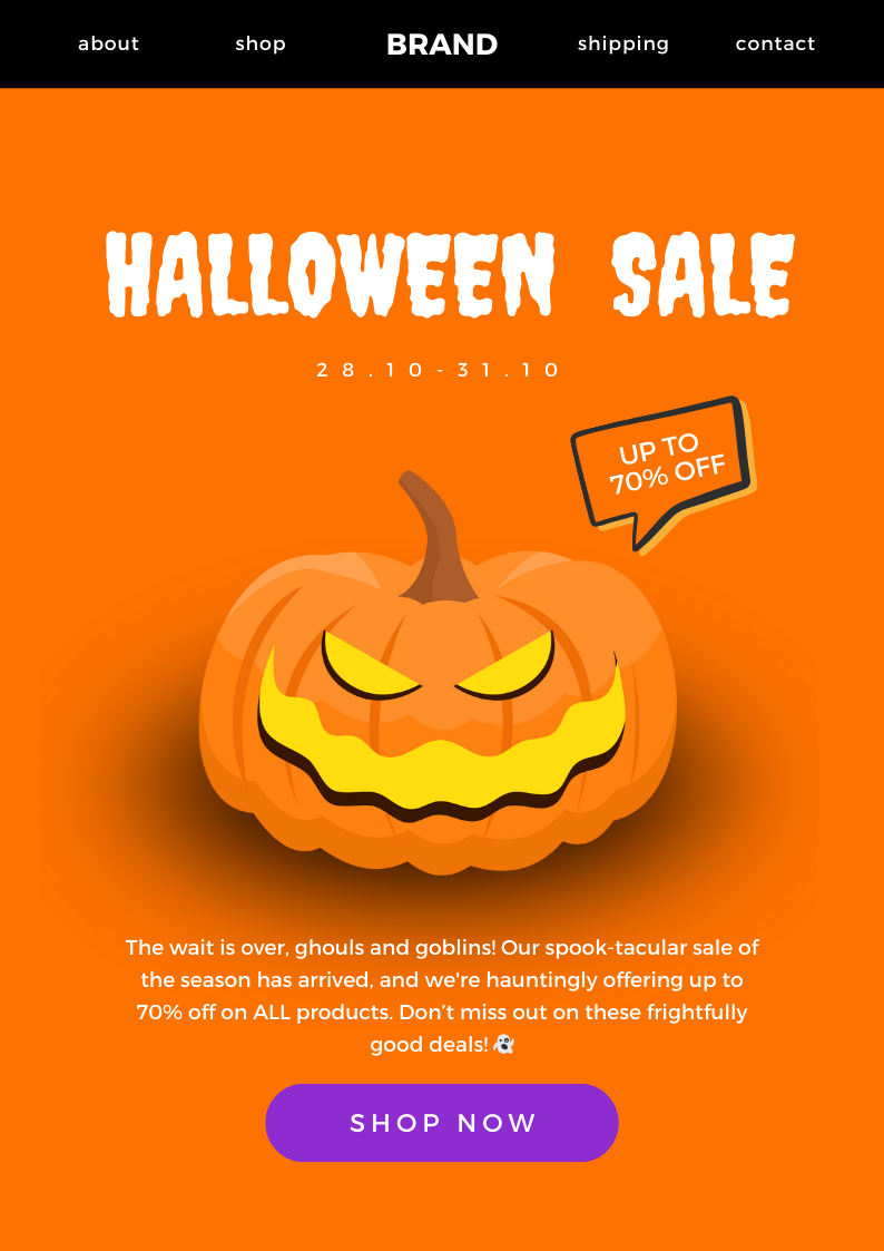 Best Halloween Emails: Creative Ideas, Tips, and Examples - Octeth