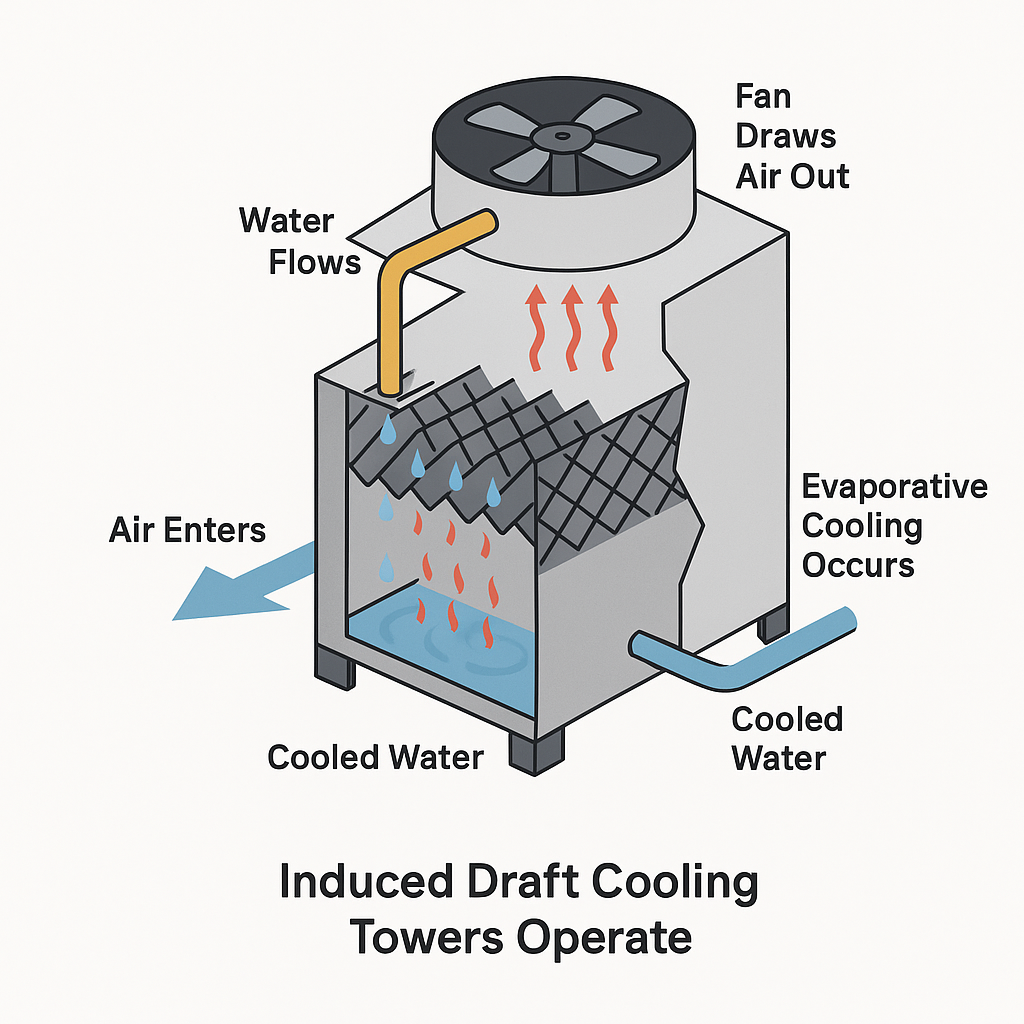 How Induced Draft Cooling Towers Work for Optimal Cooling