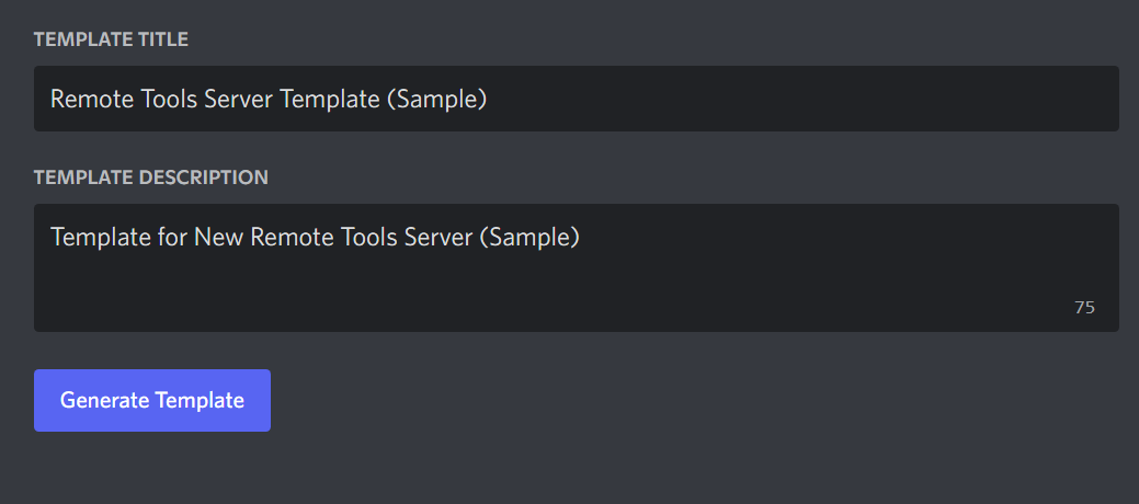 How To Use Discord Templates Create Use Sync Delete Discord Server 