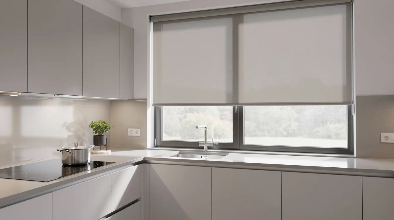 Modern kitchen blinds: elegance and expert selection