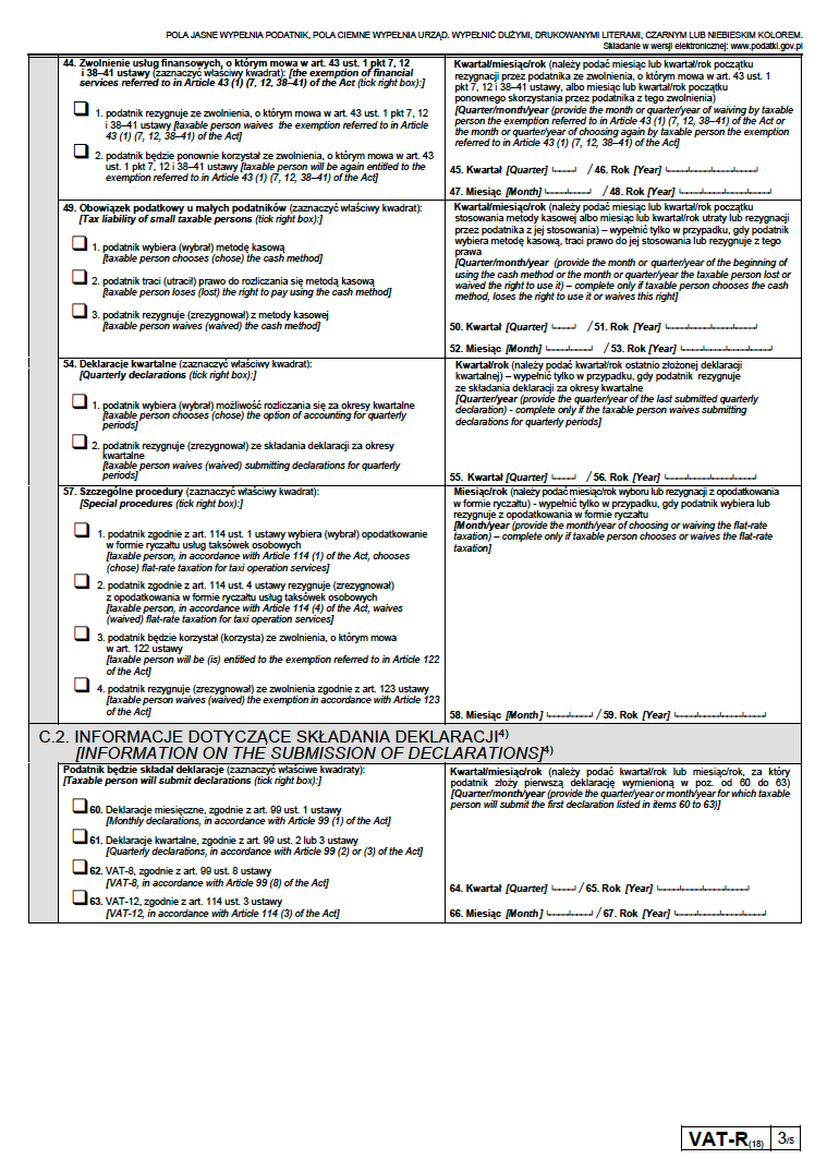 Jak wypełnić formularz VAT-R w 2025 – krok po kroku