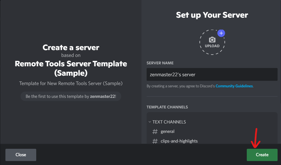How To Use Discord Templates Create Use Sync Delete Discord Server 