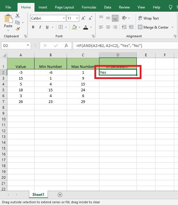 Excel IF Between Two Numbers Function What Is It 