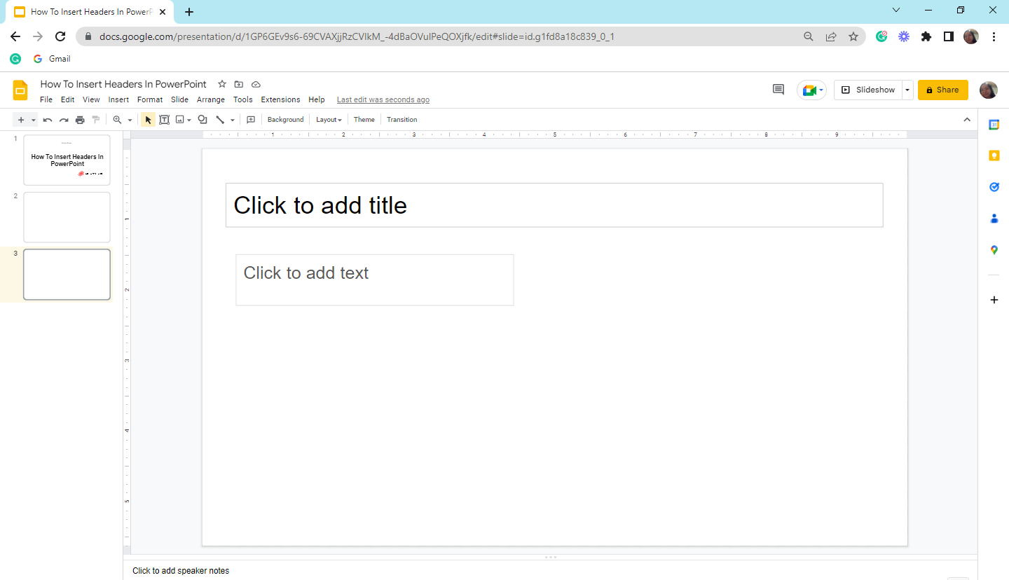  How To Insert A Header In Google Slides In 5 Easy Steps