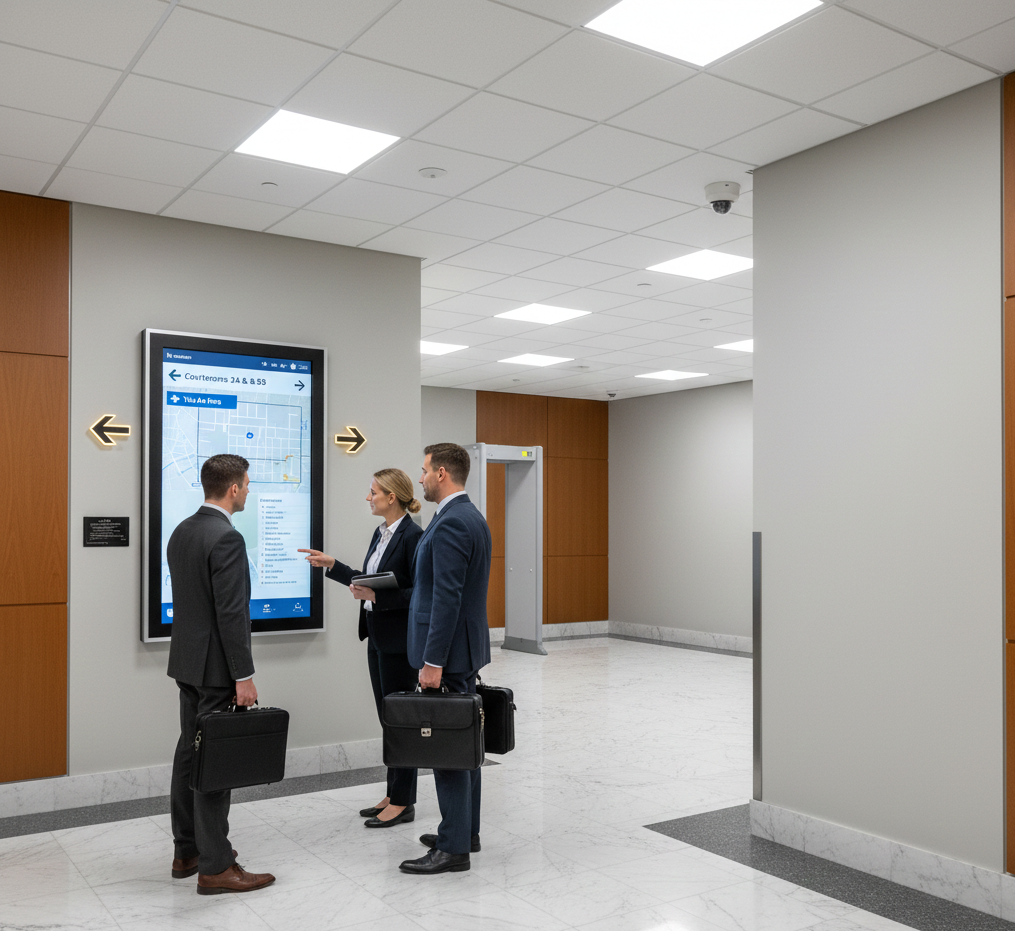 How can I Use Courtroom Digital Signage?