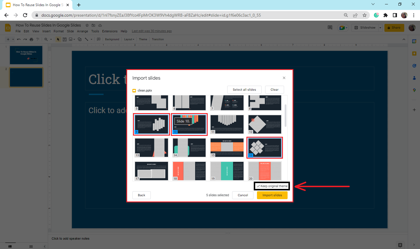 How To Reuse Slides In Google Slides A Step By Step Guide