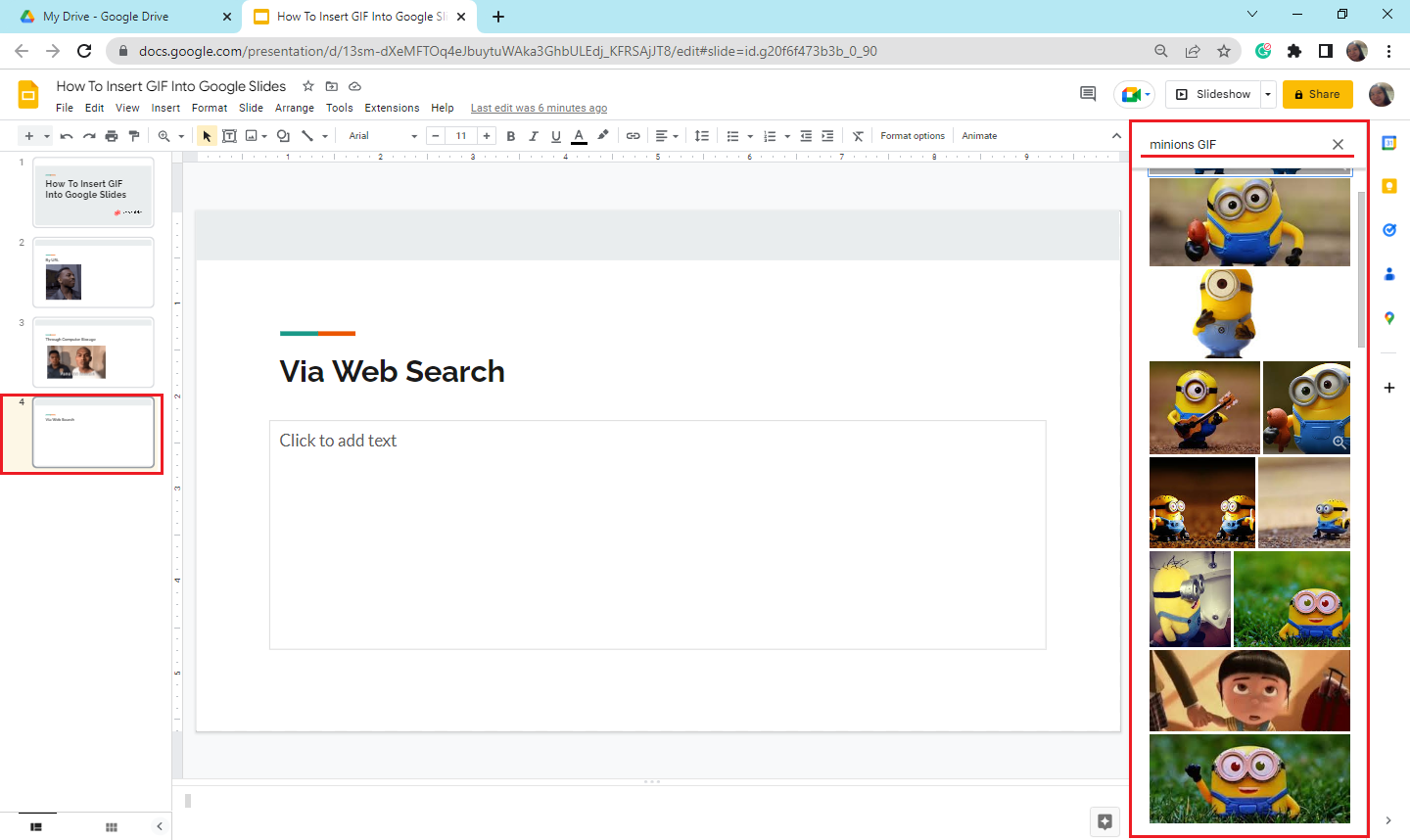 Learn How To Insert A GIF Into Google Slides