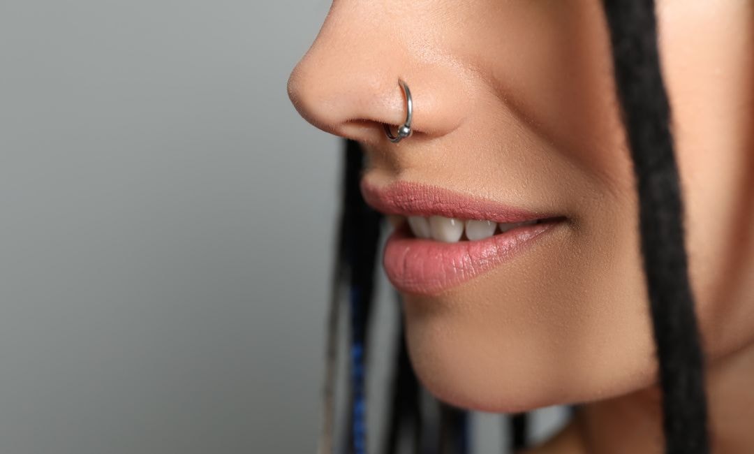 Keloid Piercing Nose Inside