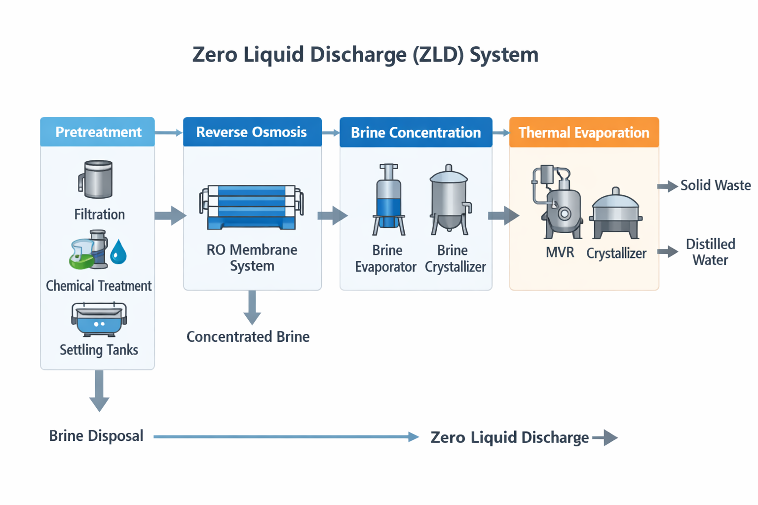 Zero Liquid Discharge (ZLD) for Industrial Facilities