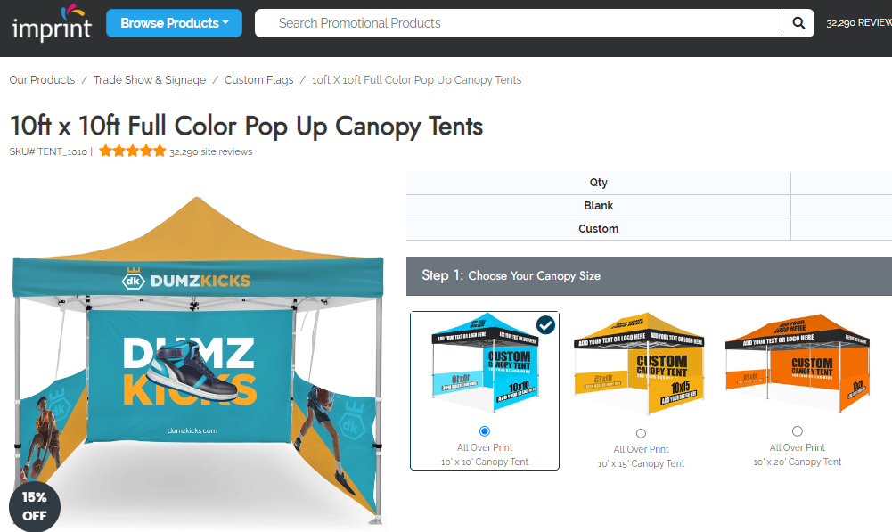 Enhance Your Event with Custom Canopy Tent - Imprint.Com Blog