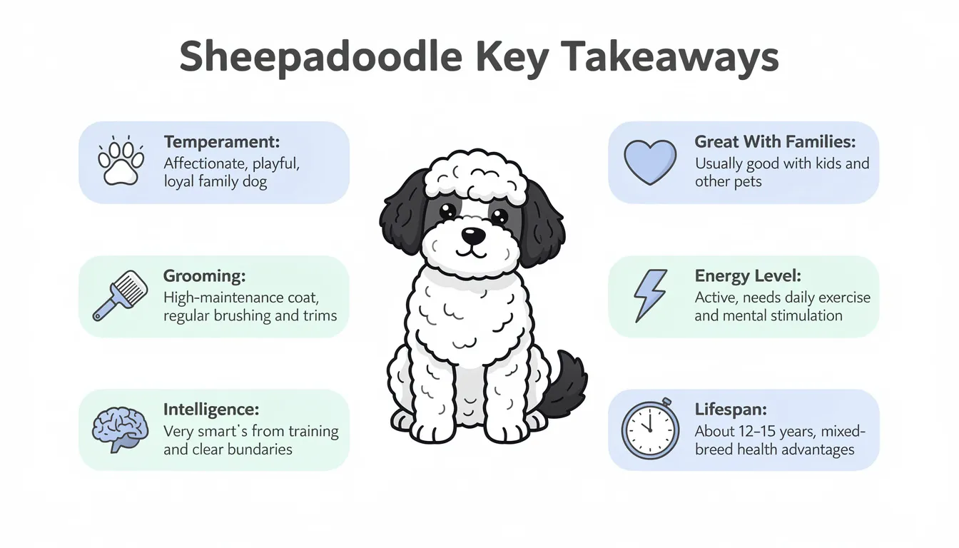 Sheepadoodle: The Complete Guide to This Lovable Designer Dog Breed - FurLyfe!