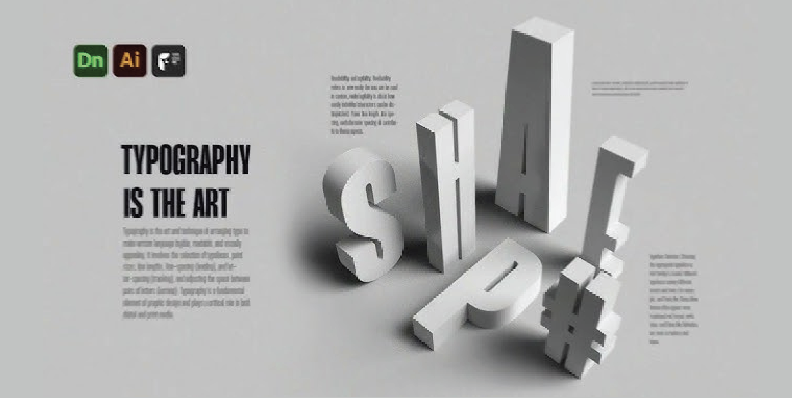 Typography Design in Graphic Design – Examples, Ideas & Trends
