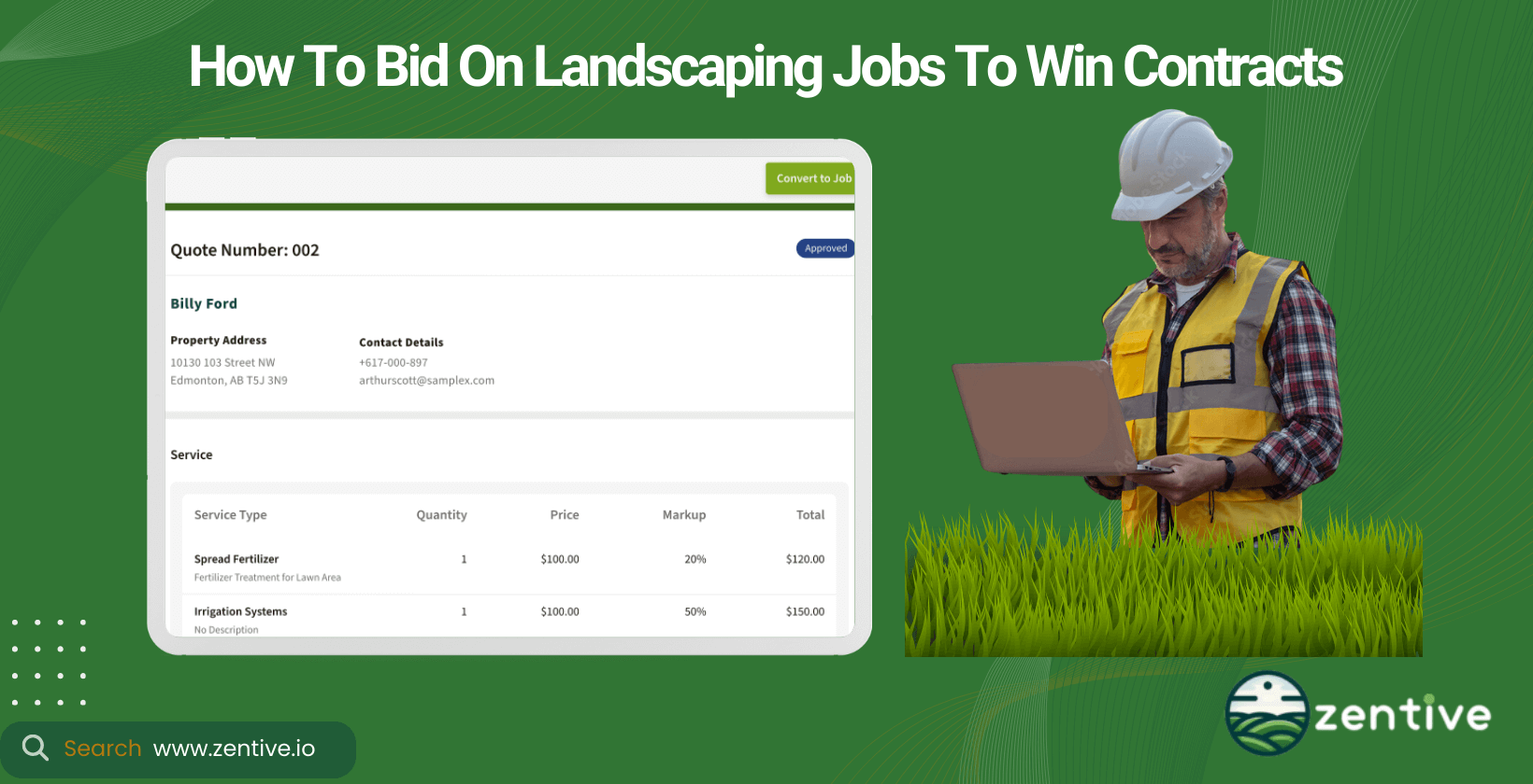 How To Bid On Landscaping Jobs To Win Contracts