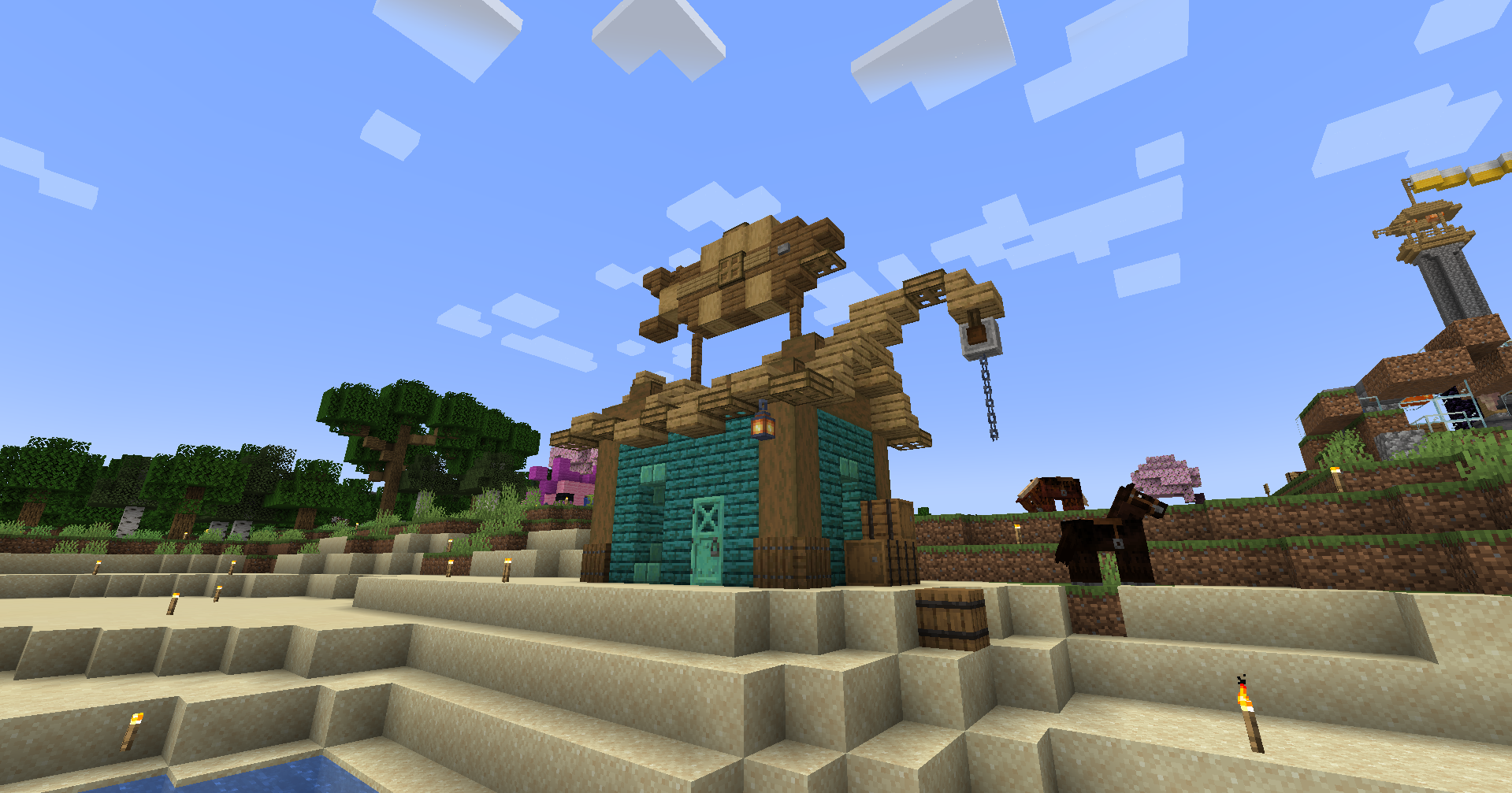 Village House Blueprints Minecraft 6 Minecraft Beach House Designs For