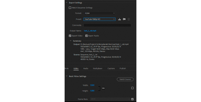 Best Export Settings For Premiere Pro YouTube Insta TikTok 