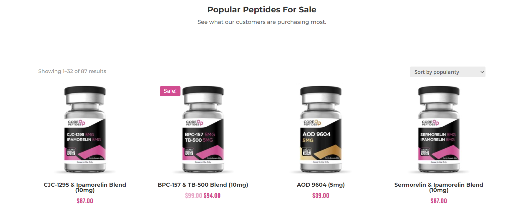 Core Peptides Review - The Best New Peptide Company?