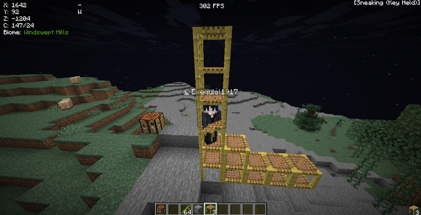 How To Make Scaffolding In Minecraft