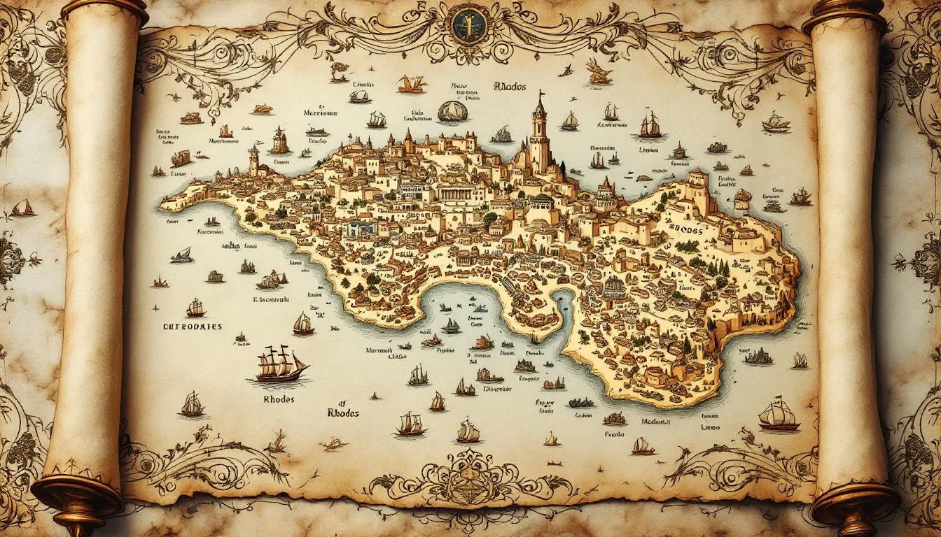 Mapa Rodos: Najlepsze atrakcje i miejsca do odwiedzenia na wyspie