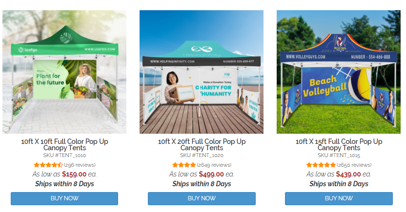 Enhance Your Event with Custom Canopy Tent - Imprint.Com Blog