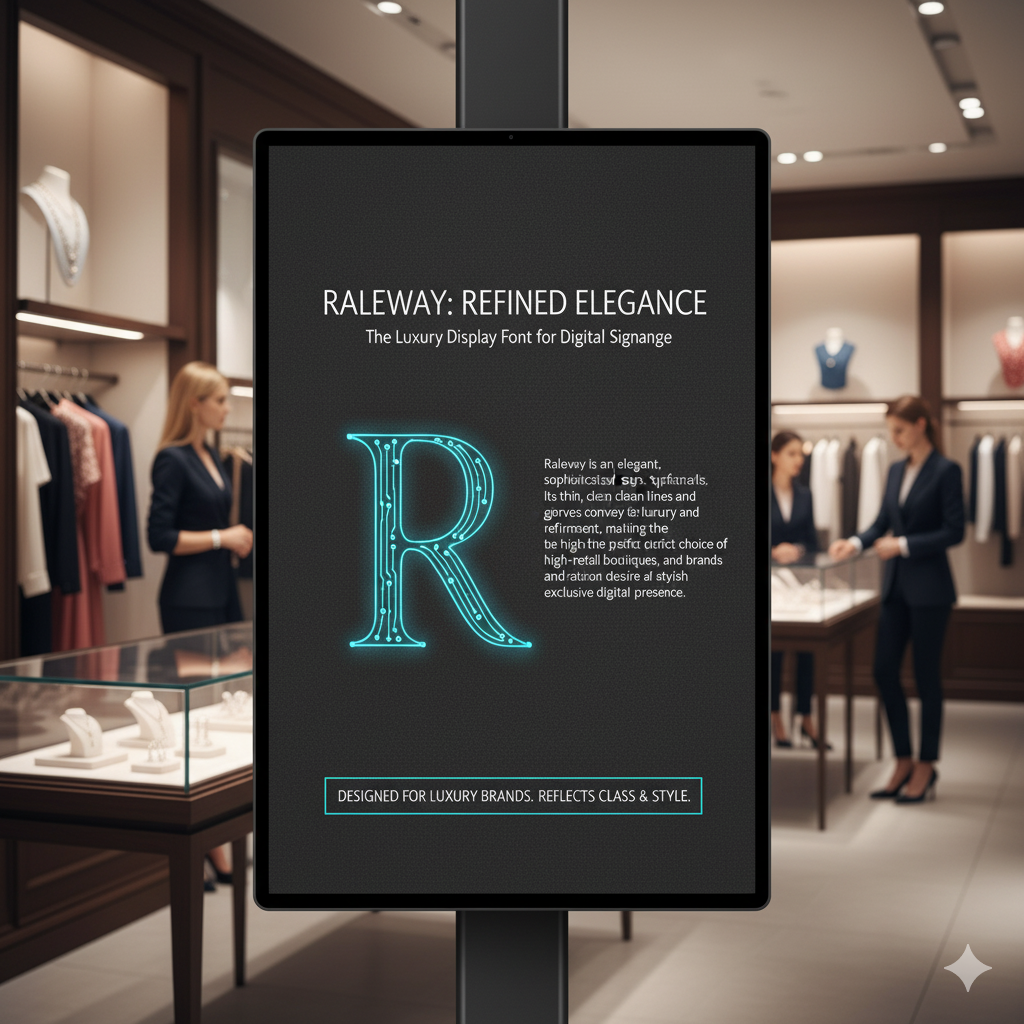 12 Best Eye-Catching Digital Signage Fonts