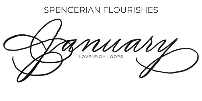 How To Write January In Calligraphy (Tutorial: 8 Styles) — Loveleigh Loops