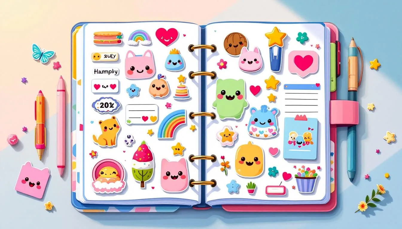 Best Cute Stickers for Planner: Elevate Your Organization Game - Ashley Yeo