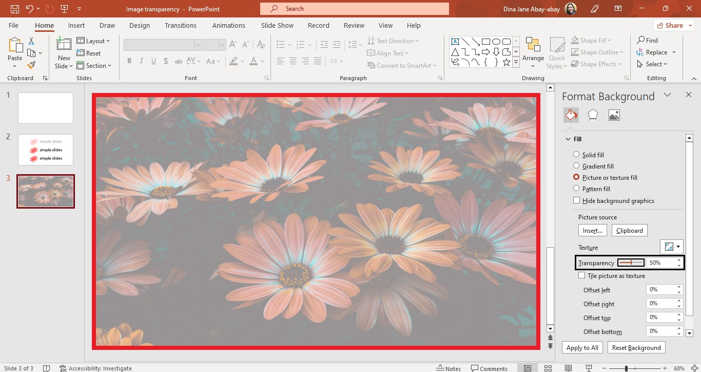 Powerpoint Transparent Image Background