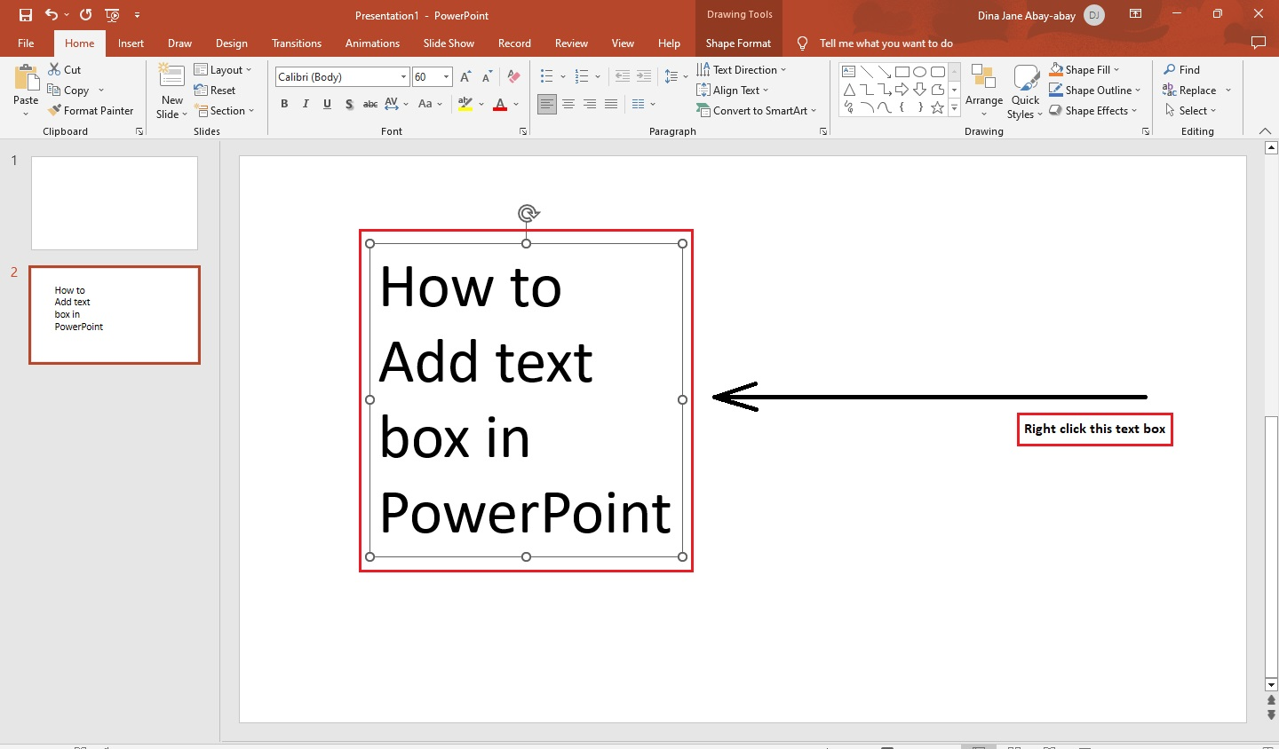 5 Steps To Add Text Box In PowerPoint