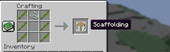 How To Make Scaffolding In Minecraft