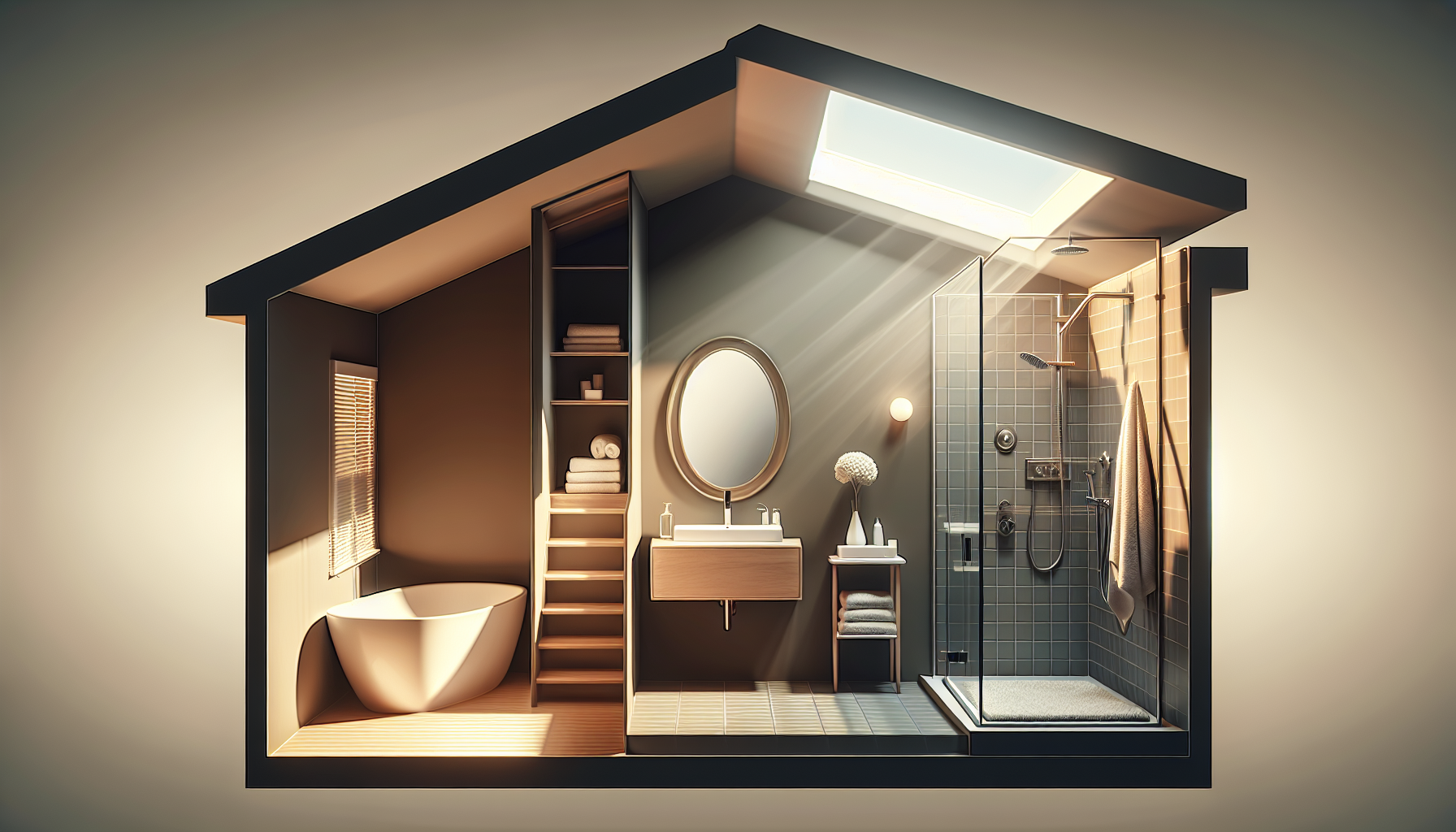 Optimale Planung für Ihr Bad mit Dachschräge (erfolgreich angewandt ...