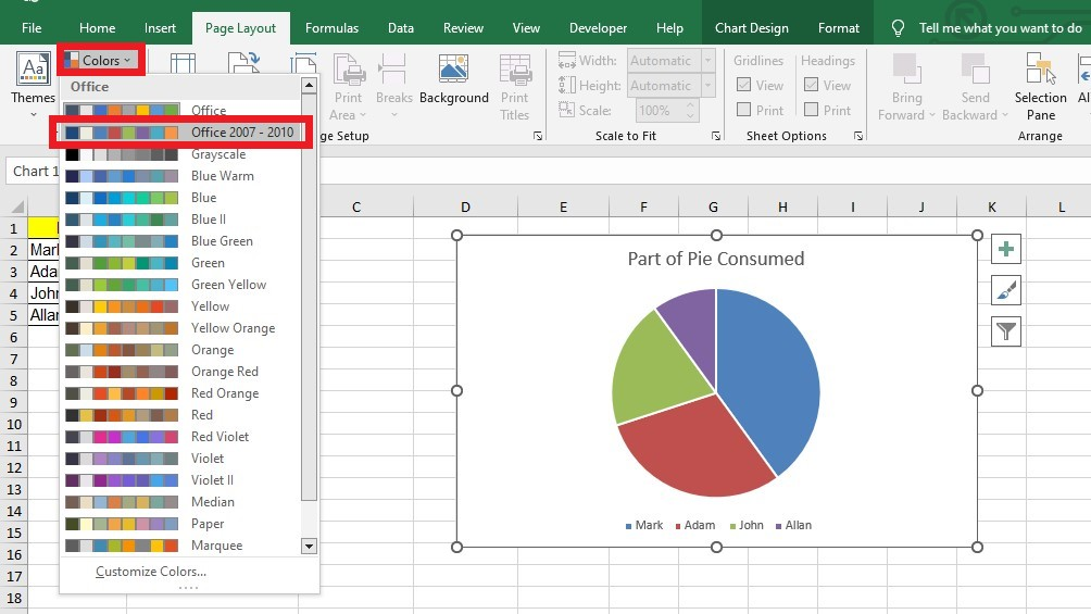 Page Layout Themes In Excel How To Enhance Your Spreadsheets