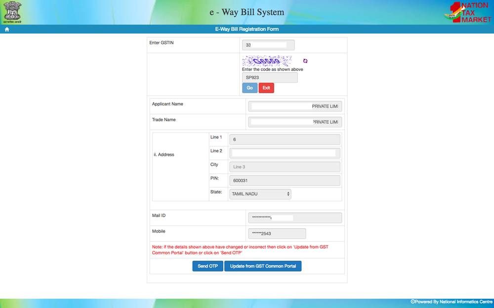 E way Bill Login Virtual Auditor Learning Centre