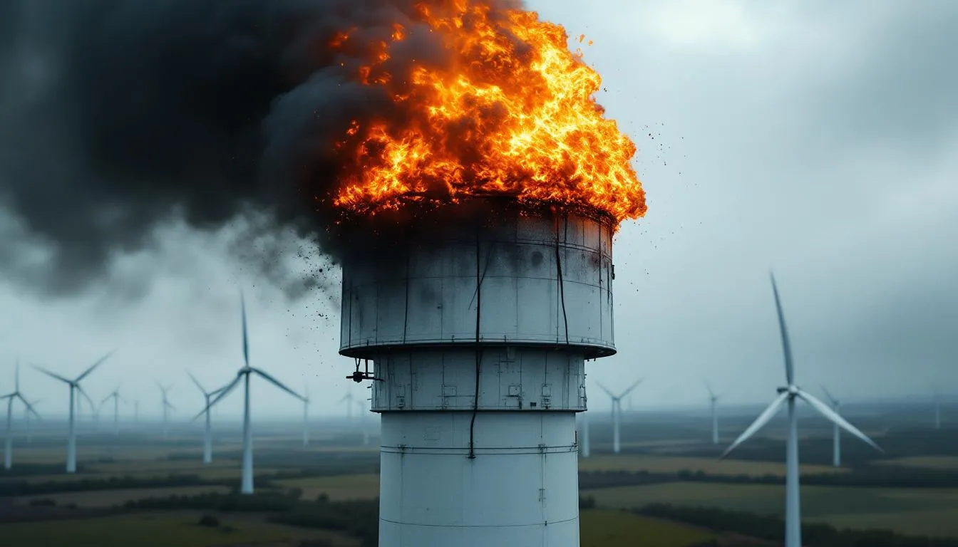 Wind Turbine Fire: Understanding the Hidden Dangers and Tragic ...