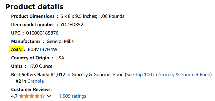 Amazon ASIN Numbers: What They Are, Where to Find Them, and How to Use ...
