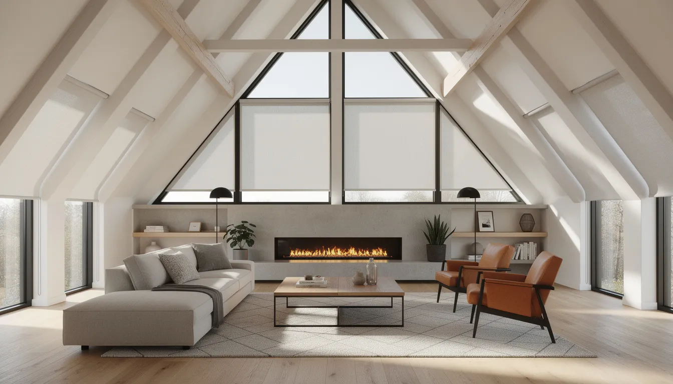 Triangle Window Shades A Frame: Custom Solutions from World Wide Shade ...