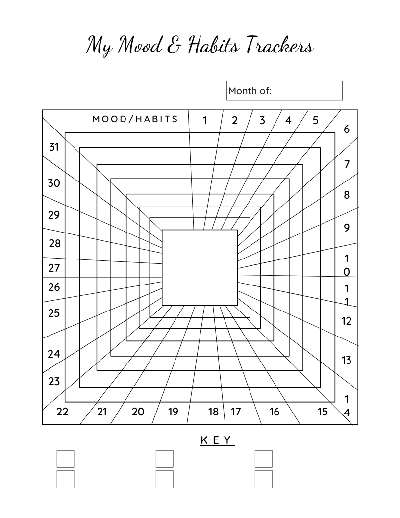 15 Mood Tracker Printables to Aid in Self-Awareness