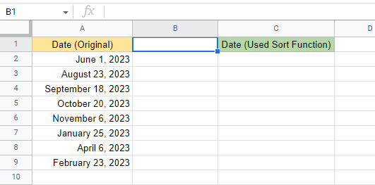 How To Sort By Month In Google Sheets In 4 Easy Steps