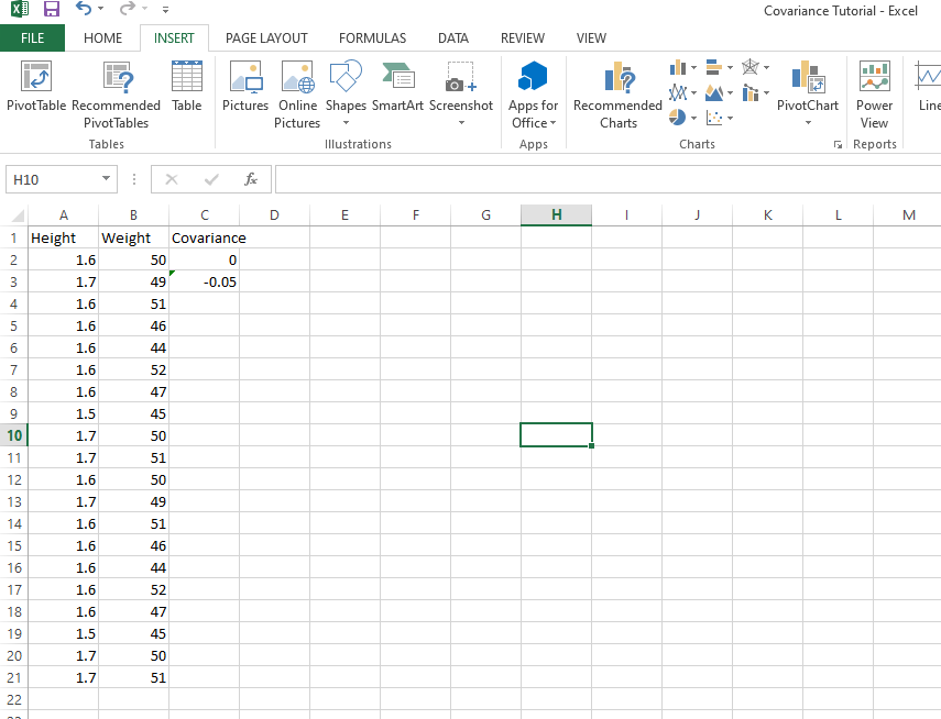 How to Calculate Covariance in Excel – Wisesheets Blog