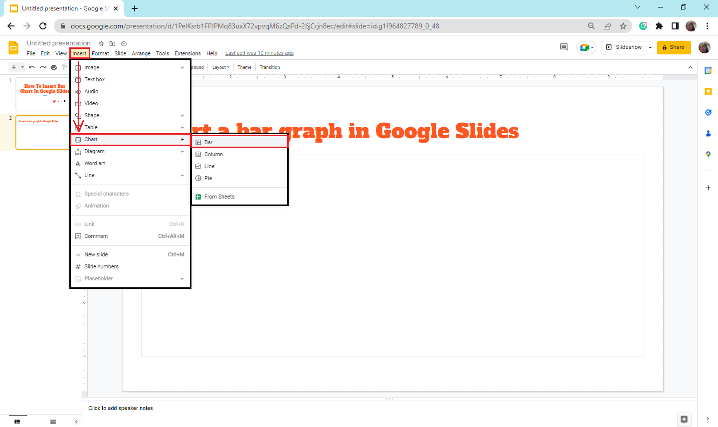 Discover How To Insert Bar Chart In Google Slides