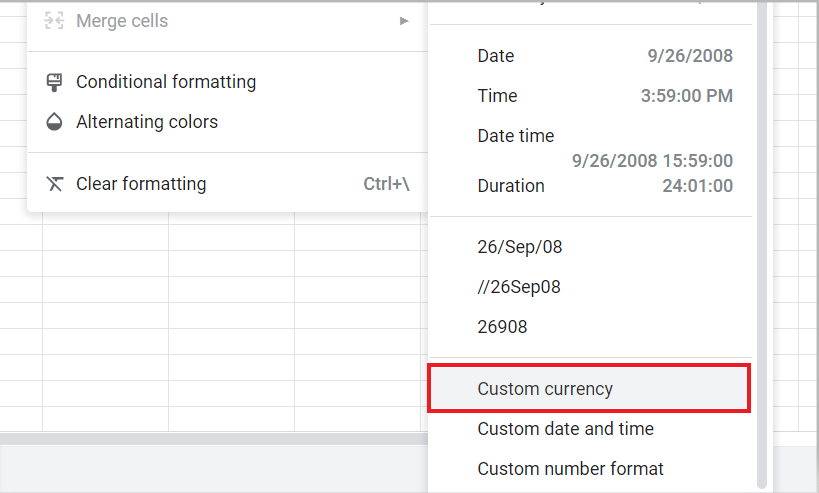 How To Change Currency In Google Sheets