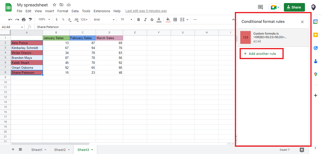 Learn About Google Sheets Conditional Formatting Based On Another Cell