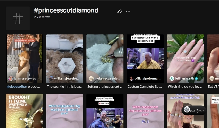 History of the Princess Cut - Orbis Gems