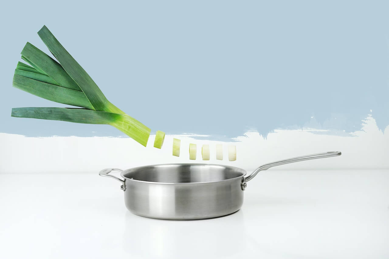 What do leeks look like when growing | Amaral Farm