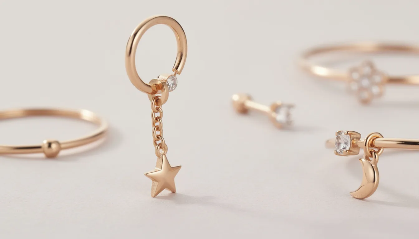 Nose Ring with Charm: Your Guide to Personalizing Piercings